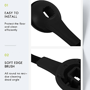 Bopfimer 6 Pack Side Brushes Compatible with Shark Iq Robot R101Ae,Rv1001Ae,Rv1000 Vacuums,Sweeping Robot Accessories