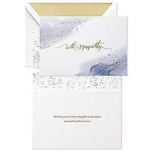 Hallmark Signature Sympathy Card (Many Thoughts and Prayers)
