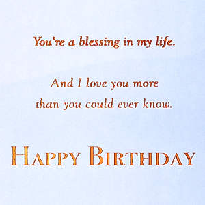 American Greetings Religious Birthday Card for Son (Blessing In My Life)