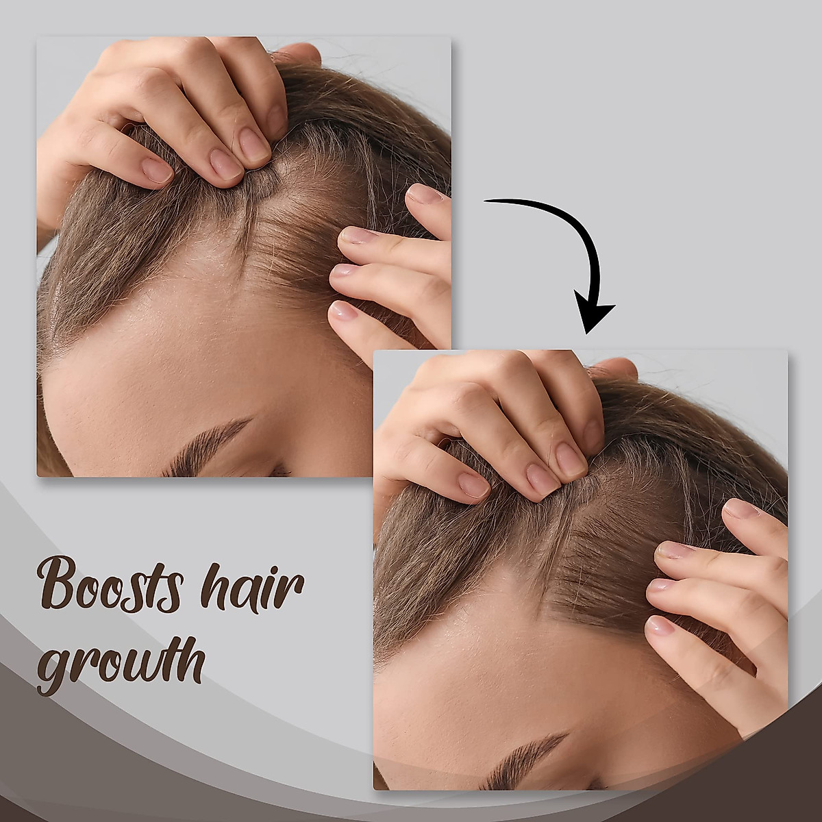 HerStyler Castor Oil Hair Serum - Vitamin E Infused, Heat Protectant, Thickening Formula for Hair Growth and Shine