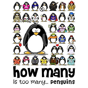 CafePress Too Many Penguins Mug Ceramic Coffee Mug, Tea Cup 11 oz