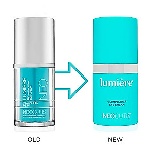 NEOCUTIS Lumière Illuminating Eye Cream | 5 Month Supply | Under Eye cream for anti-aging | Minimizes under eye darkness & reduces puffiness | Boosts Collagen for brighter, younger-looking eyes,1 Count (Pack of 1)