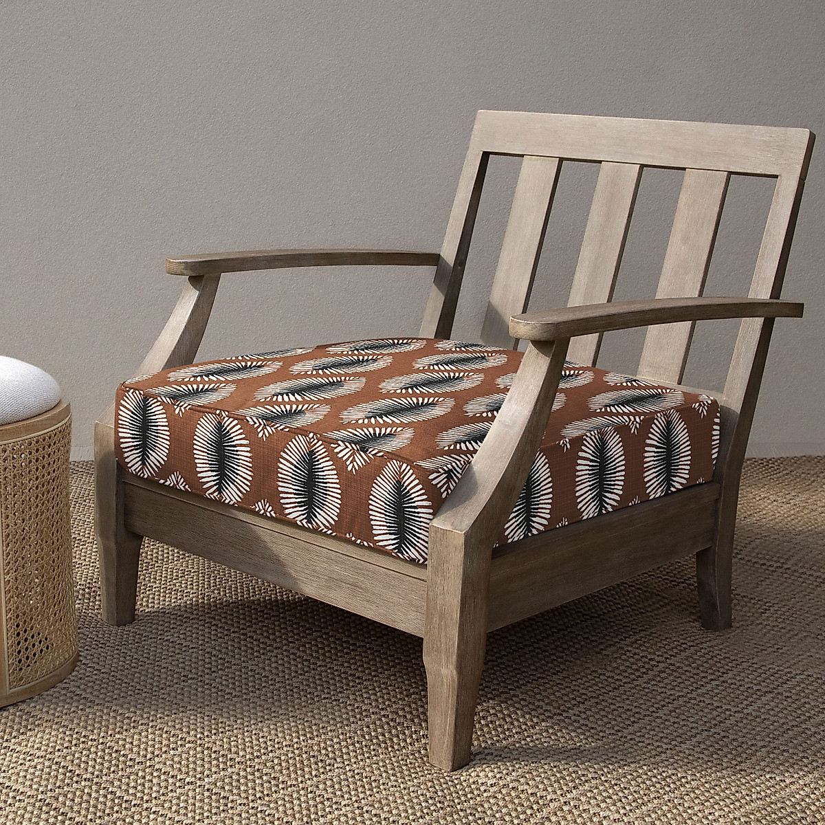 Sorra Home Hayden Outdoor/Indoor Cushion, 27 x 30 x 5, Brown