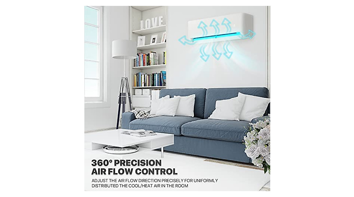 mollie 18,000 BTU Split Air Conditioner, 21.5 SEER, 208/230V Split ...