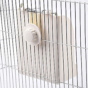 CalPalmy 2-Pack Hay Feeder for Rabbits, Guinea Pigs, and Chinchillas - Minimize Waste and Mess with 5 1/2" x 3 1/2" x 7 3/8" Hanging Alfalfa and Timothy Hay Dispenser