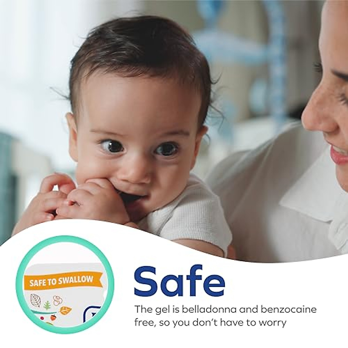 Dr. Talbot's Baby Tooth Gel for Sore Gums, Naturally Inspired, .53 Oz, Benzocaine Free, Belladonna Free