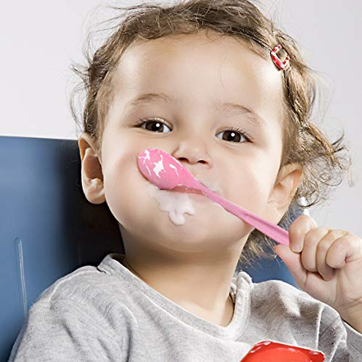 Teivio Reusable Portable Travel Utensils Silverware Forks Spoons Knives & Chopstick, Set of 3 for Camping Wheat Straw Plastic with Storage Case (Pink/Blue/Green)