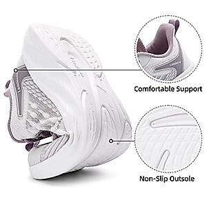 Lamincoa Womens Lightweight Walking Shoes Running Sneaker for Women Tennis Athelic Purple
