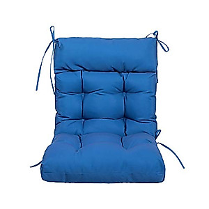 ARTPLAN Outdoor Cushions of Adirondack Chair with High Back Wicker Tufted Pillow for Outdoor Furniture