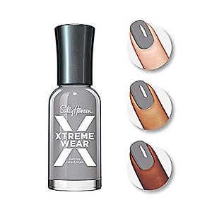Sally Hansen Hard as Nails Xtreme Wear Nail Color, Heavy Metal, 0.4 Fluid Ounce