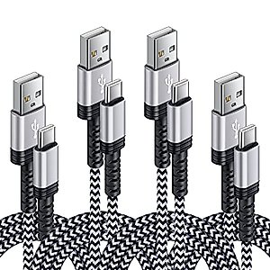 C Charger Cord Fast Charging for Samsung Galaxy Z Fold 5/Z Flip 4 /A03S A02S A54 S23/S22/S21/S20+ Ultra/ A11 A13,A53,A52,A32,A22,A52s, Phone Charger Android C Type to Type C Cable (3ft 3ft 6ft 6ft)