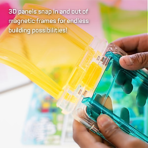 Squaregles Innovator Set - 53-Piece Magnetic Building Set with Strong Magnets for Creative Construction