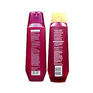 Infusium Professional Treatments Haircare - Repair & Renew With Argan Oil & Keratin - Shampoo & Conditioner Set - Net Wt. 13.5 FL OZ (400 mL) Per Bottle - One Set