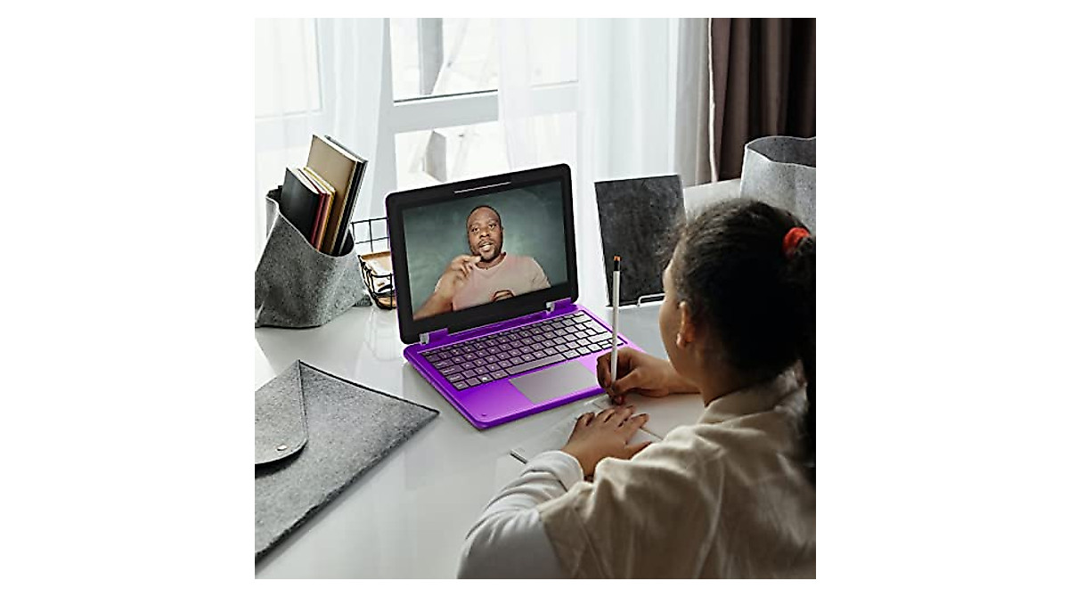 AWOW 11.6" Touchscreen 2-in-1 Laptop with Stylus for Kids & Students