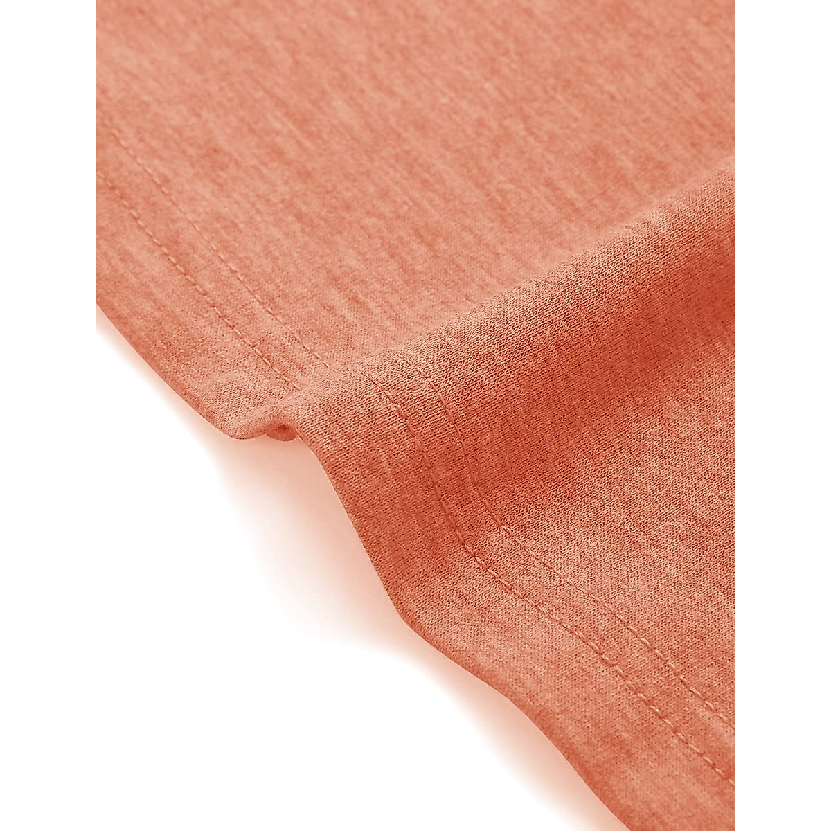 MIROL Women's Half Sleeve T Shirts Fashion V Neck Oversized Loose Tops Solid Casual Basic Blouses Orange