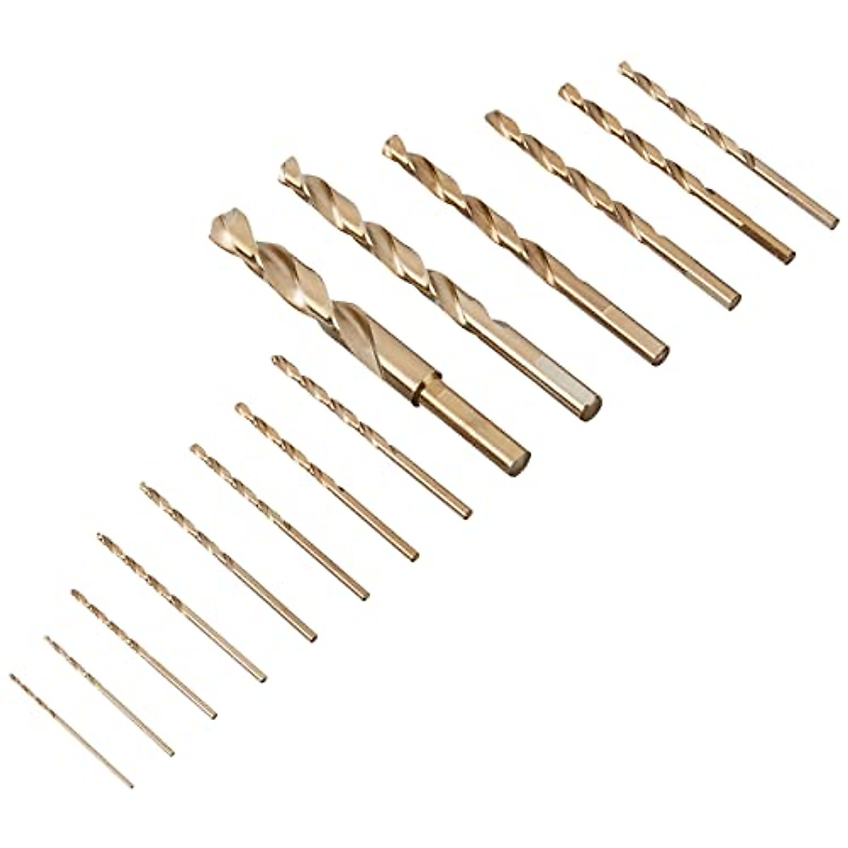 Amazon Brand - Denali 14-Piece Pilot Point Drill Bit Set with Carry Case