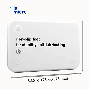 20Pcs Autoclavable Dental Procedure Tray Lockable Set up Flat Trays Size B (Ritter),Plastic Instrument B-Lok Flat Trays, 13.25 x 9.75X 0.875 Inches (20, Pure White)