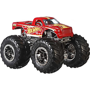Hot Wheels Monster Trucks Set of 12 (1:64 Scale) + Hot Wheels Monster Trucks Stunt Tire Playset (Amazon Exclusives)