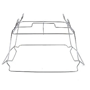 HOMEBAY HB10002 Pack of 6 Half Size 12“x10"x9" Strong Metal Chafing Rack, For Party Cooking, Warming, Heating, Storing, Prepping Food