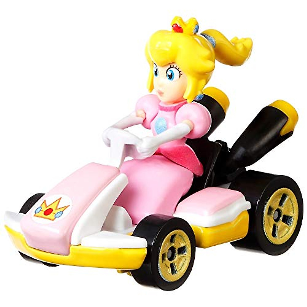 Hot Wheels GBG28 Mario Kart 1:64 Die-Cast Peach with Standard Kart Vehicle