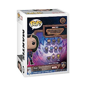 POP Marvel: Guardians of The Galaxy Volume 3 - Mantis Funko Vinyl Figure (Bundled with Compatible Box Protector Case), Multicolored, 3.75 inches