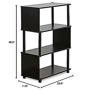 Furinno 4-Tier Flexi Rack, Espresso