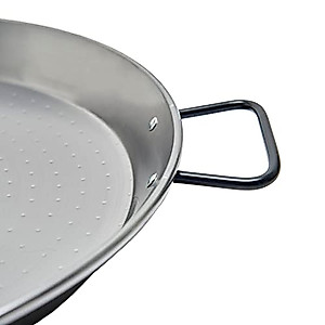Pata Negra Double-Gauge Steel Paella Pan (22 inches/55 cm)