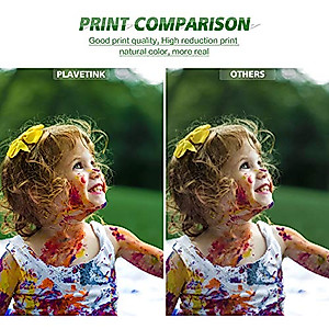 Plavetink Compatible Toner Cartridge Replacement for Canon 055 055H Work for Canon Color imageCLASS MF740 MF741Cdw MF743Cdw MF745Cdw MF746Cdw LBP664Cdw Printer (Black Cyan Magenta Yellow 4-Pack)