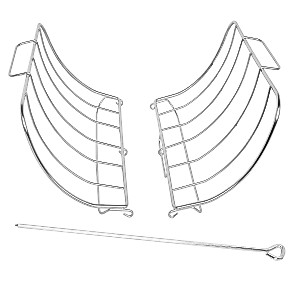 only fire Roasting Rack, Fits for 16x13 Inch Roasting Pan, Stainless Steel, Detachable