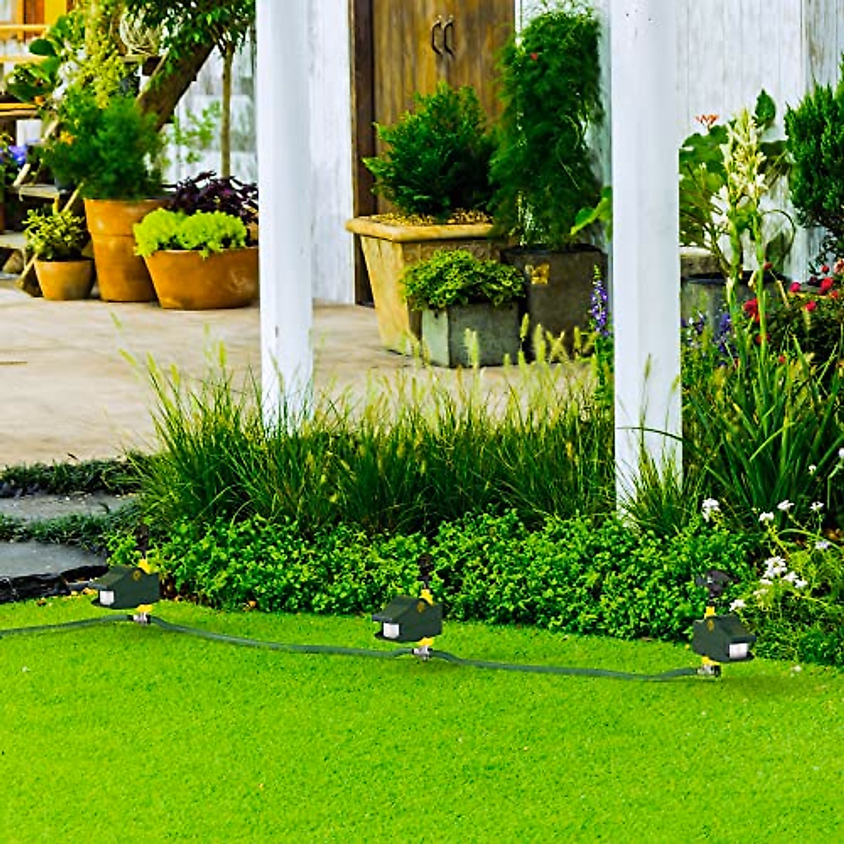 Hoont Deer Repellent & Cat Repellent Outdoor- Cat Deterrent for Garden- Rabbit & Dog Repellent for Yard- Motion Activated Sprinkler & Motion Sensor Sprinkler to Deter Animals