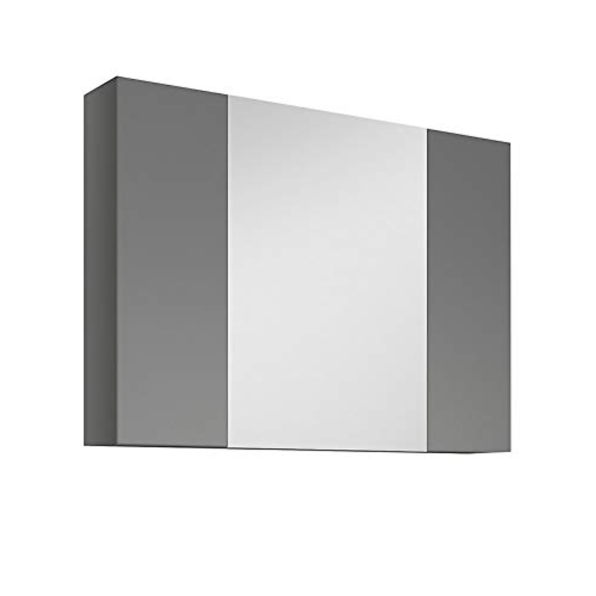 Fresca 32" Gray Medicine Cabinet w/ 3 Doors