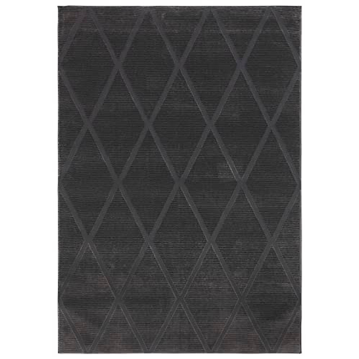 Safavieh Revive Collection 5'3" x 7'7" Charcoal REV104H Non-Shedding Trellis Area Rug