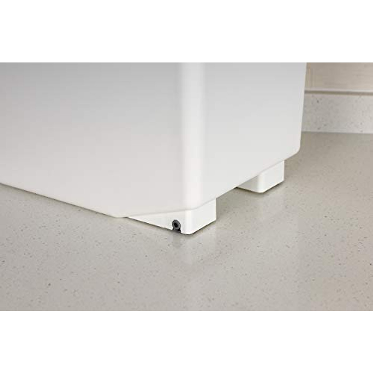 Flour Storage Container 25 lb with Wheels Seal Locking Lid PP (Pack-2)