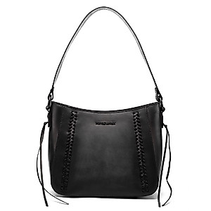 Montana West Genuine Leather Purses For Women Large Purse and Handbags Tote bag with Holster MWL-G002BR