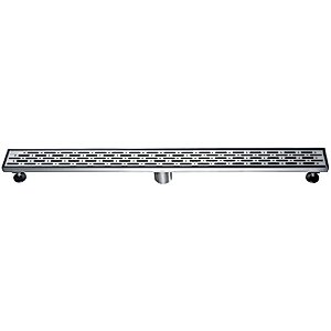 Dawn LRO360304 Contemporary Rio Orinoco River Series Linear Shower Drain, 36"