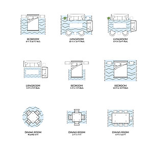 JONATHAN Y SBH103A-28 Jordan High-Low Pile Art Deco Geometric Indoor Outdoor Area Rug Bohemian Contemporary Easy Cleaning Bedroom Kitchen Backyard Patio Porch Non Shedding, 2 ft x 8 ft, White/Black