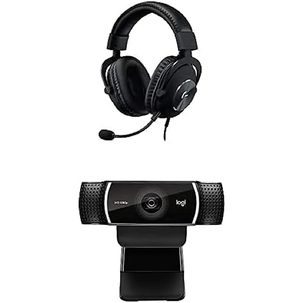 Logitech G PRO X Gaming Headset (2nd Generation) with Blue Voice and Logitech C922x Pro Stream Webcam