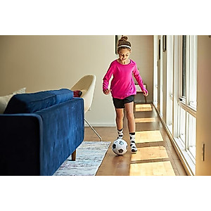 K. Bell Socks unisex child Football Crew Casual Sock, Brown, Shoe Size 11-14 US