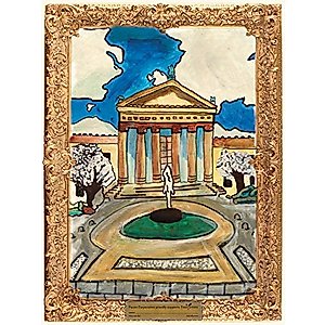UCREATE - PAC4926 UCreate Gold Frame Watercolor Paper, Gold Frame, 9" x 12", 30 Sheets