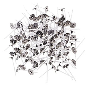 100pcs Heart Tea Light Cups W/Candle Wick for Scented Candles