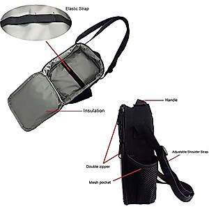 Uourmeti African School Girls School Backpack and Lunch Box Kawaii Bookbag and Lunch Bag Pencil Case Pouch Casual Daypack Backpack Elementary School Bag for Kids Travel Bag Pack