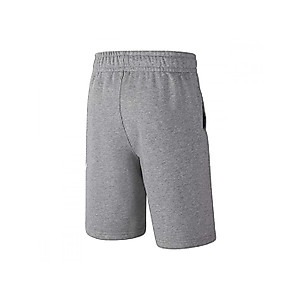 Nike Boy's Sportswear Club + HBR Fleece Shorts (Big Kids) Carbon Heather/Smoke Grey MD (10-12 Big Kid)