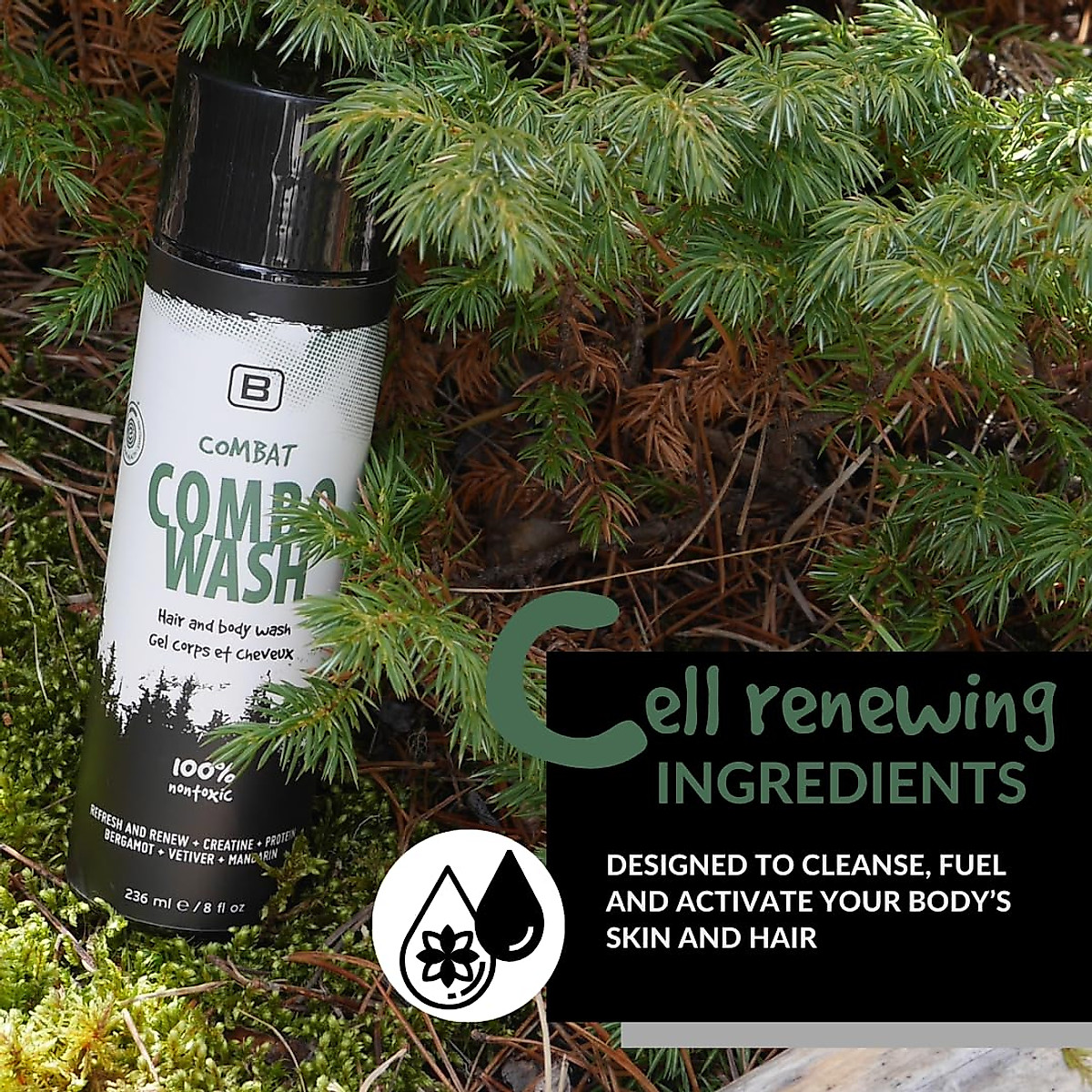 Combat Combo Wash - EWG VERIFIED ™ - Organic - | Cruelty Free | Vegan.