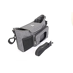 LittleXplorer Baby Stroller Organizer: Diaper Caddy - Extra Stroller Cup Holders - Wet Wipes Dispenser Pocket - Changing Pad and Toy Storage - Attaches to Single, Double, Jogging or Umbrella Stroller