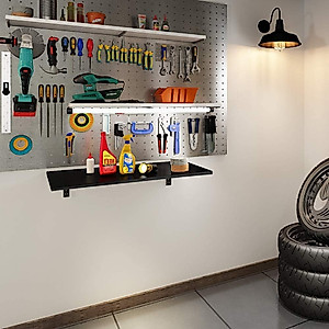 Need Wall Mounted Desk - Heavy Duty Folding Work Table Length 36" Width 20"/Small Space Hanging Desk Perfect Addition to Home/Office/Kitchen & Dining Room AC15CB(9050)