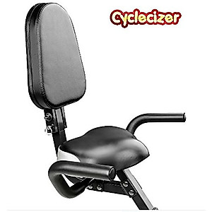 Cyclecizer Exercise Bike for Home Seniors Foldable Stationary Fitness Equipment Aerobic Pedal Exerciser