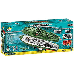 COBI Historical Collection Patrol Torpedo Boat PT-109, 3726 Pieces