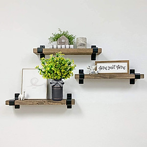 BSNOW Artificial Plants Greenery 8 Bundles Outdoor Fake Grasses for Decoration UV Resistant No Fade Faux Plastic Plants Garden Porch Window Box Décor (C Yellow)