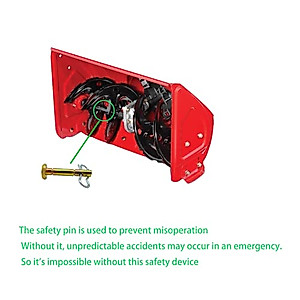 OUSTUE 10 pcs Snowblowers Shear Pins Kit - Cotter Pin 714-04040 and Shear Pin 738-04124 730-04124A for MTD Troy-Bilt Snow Blowers Replacement .25 in x 1.5 in