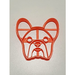 T3D Cookie Cutters French Bulldog Cookie Cutter, Suitable for Cakes Biscuit and Fondant Cookie Mold for Homemade Treats, Dogs, 3.56 inch x 3.43 inch x 0.55 inch